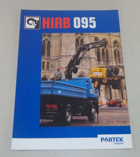 PROSPECTUS / BROCHURE Hiab Grue de Chargement 095 Support 08/1998 EUR 7 ...