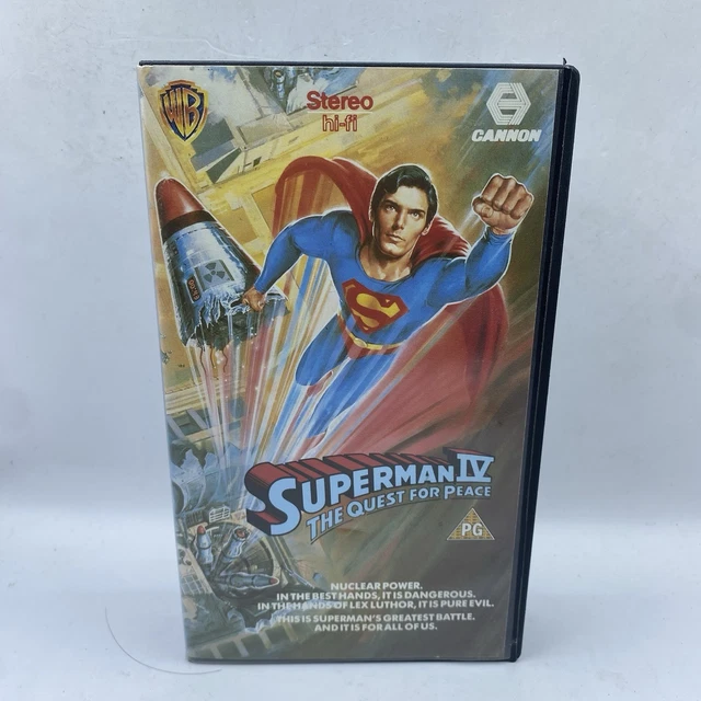 SUPERMAN IV 4 The Quest For Peace VHS 1988 PAL £12.95 - PicClick UK