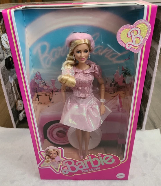 MATTEL BARBIE THE Movie Margot Robbie Collectible Doll In Pink Outfit ...