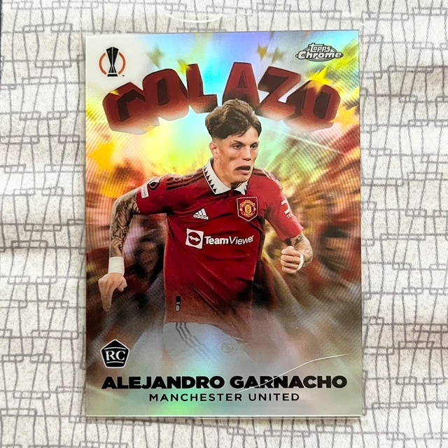 2022-23 TOPPS CHROME UEFA UCC Alejandro Garnacho RC Golazo #G-17 EUR 0,93 - PicClick FR