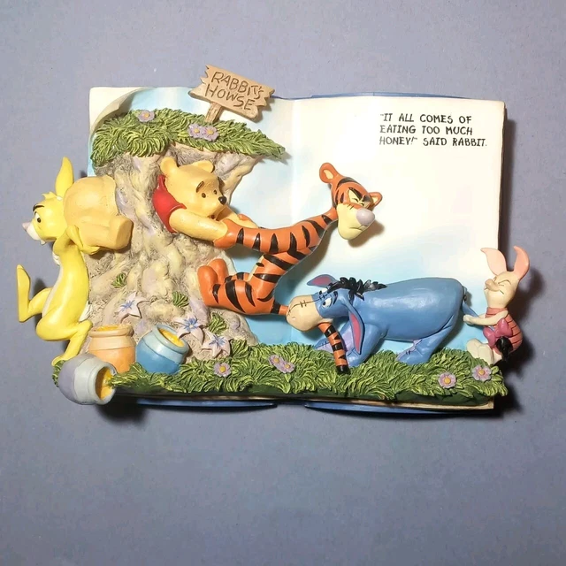 THE WINNIE THE Pooh Storybook Collection "Too Much Honey" Disney Plate ...
