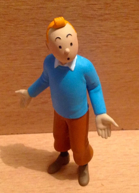 FIGURINE PVC MOULINSART Tintin Kuifje Herge 2011 Tintn En Pull Bleu ...