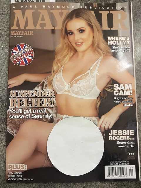MAYFAIR MAGAZINE VOL . 54 No.9 Nathaly Cherie,Holly Gibbons,Samantha Alexandra, £21.52 - PicClick UK