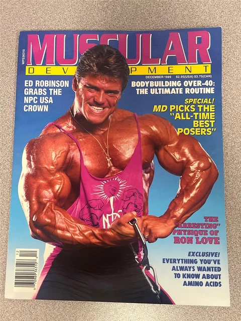 MUSCULAR DEVELOPMENT BODYBUILDING muscle fitness magazine EDDIE ...
