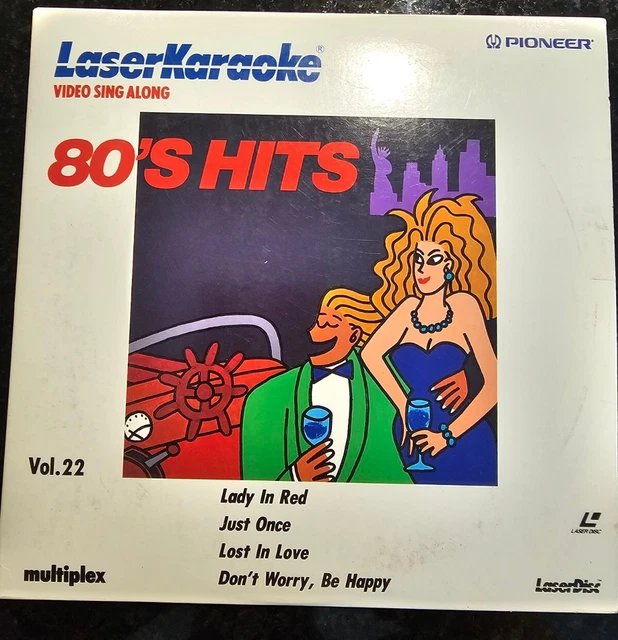 LASER KARAOKE 80S Hits Vol 22 Mint- Laserdisc LD Very Rare Oop Vtg Htf ...
