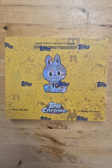 🧸 2025 TOPPS Labubu Chrome 10th Anniversary Hobby Box ⚡️BLITZVERSAND⚡️🧸 ...
