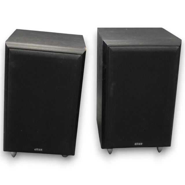 PAIR OF ELTAX Monitor III Bookshelf Speakers 150W 4-8 Ohm Rear Ported ...