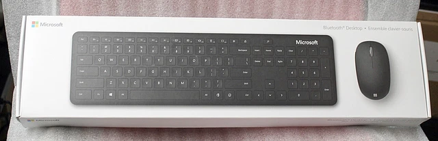 LOT OF 6 Microsoft Bluetooth Desktop Keyboard & Mouse Combo (Black ...