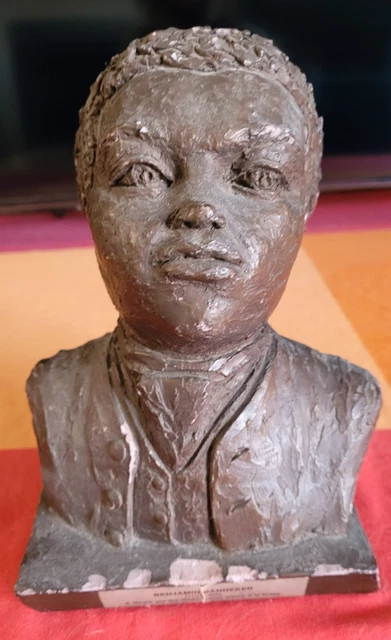 INGE HARDISON, 1914-2016, Portrait Bust of Benjamin Banneker African ...