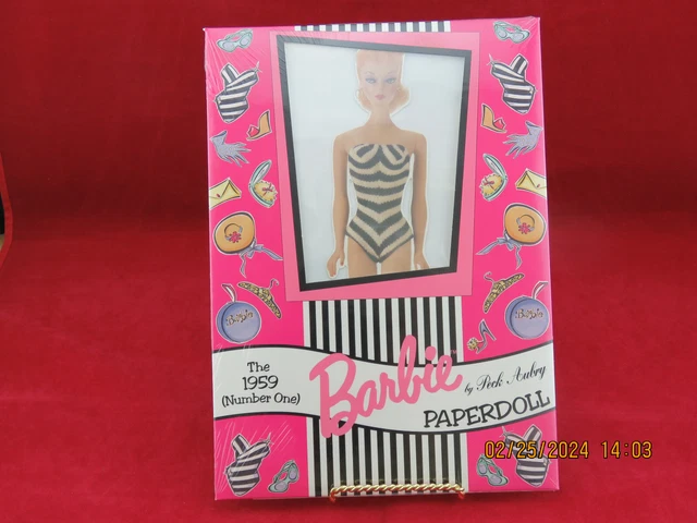 VINTAGE BARBIE PAPER Dolls The 1959 Number One Peck Aubry Collection ...