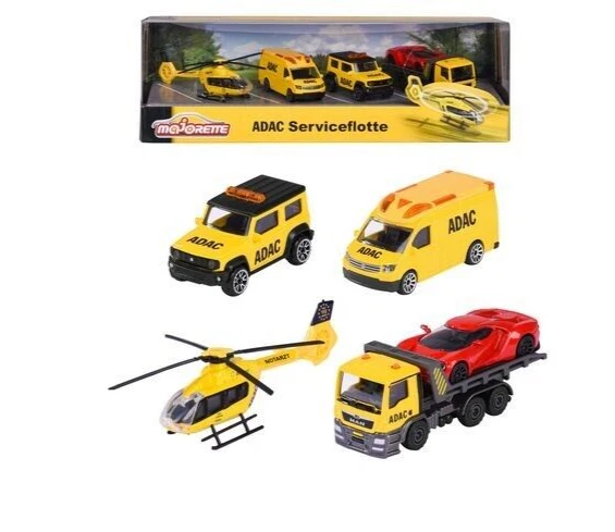 MAJORETTE GESCHENKSET ADAC Serviceflotte VW Crafter Suzuki Jimny Ford ...