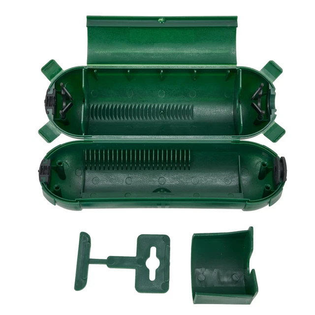 SECURE AND WATERPROOF Green Cable Junction Box Outdoor Power Protection ...