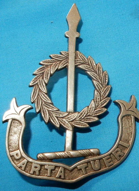 VINTAGE PARTA TUERI Motto - Cap Badge £11.50 - PicClick UK
