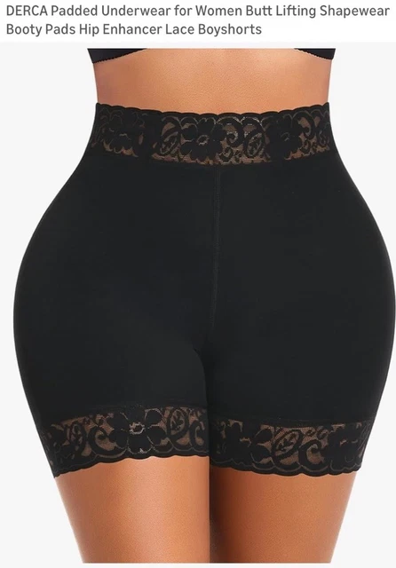 DERCA BUTT LIFTER Panties Padded Underwear for Women Seamless Booty ...