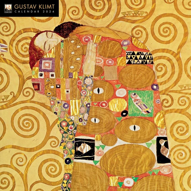 GUSTAV KLIMT CALENDARIO de Pared 2024 (Art Calendario): Original Flame ...