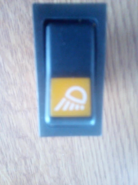 ON/OFF ROCKER SWITCH SWF 2468 Yellow Illuminated Light £20.00 - PicClick UK