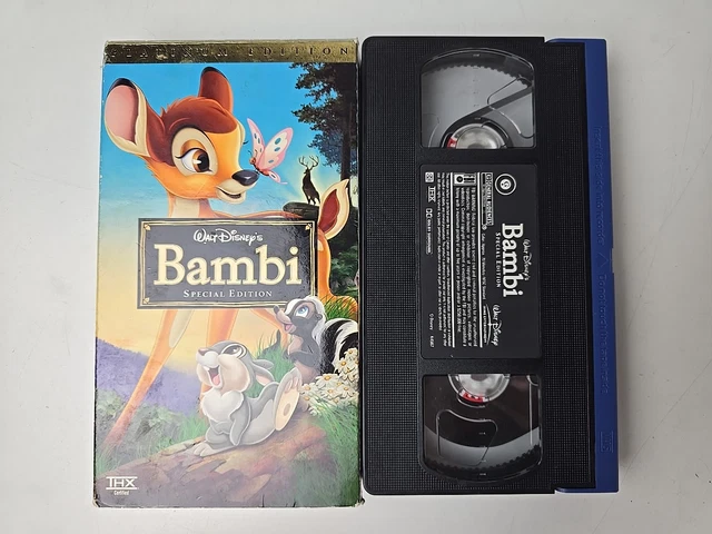 DISNEY BAMBI VHS 2005 Slip Case Special Platinum Edition Release £6.67 ...