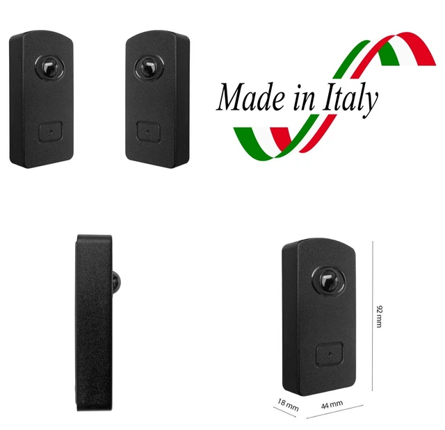 COPPIA FOTOCELLULE UNIVERSALI Mini Slim Fotocellula per cancelli porte ...