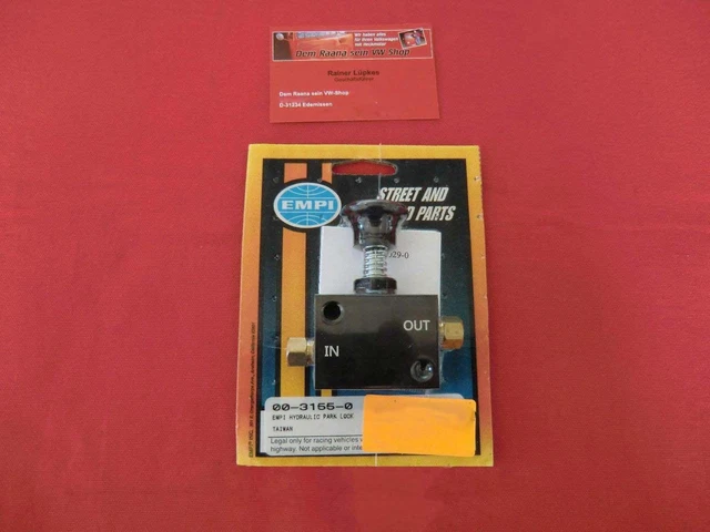 VW KÄFER LINE Lock hydraulisch Burnout Hydraulik Drag Race EMPI (1296 ...