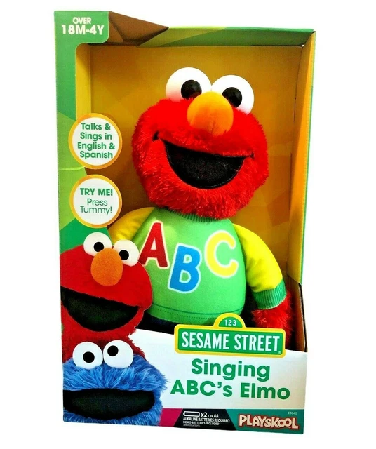 PLAYSKOOL SESAME STREET Singing ABC’s Elmo Talks and Sings in English ...