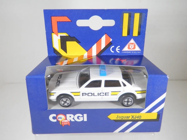 CORGI JUNIORS JAGUAR XJ40 Police Car. J91. Made in GB, Nice unopened ...