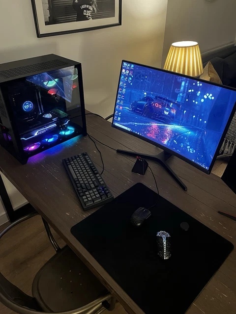 GAMING PC SETUP - 3070TI SUPRIM X - RYZEN 7 5800X - 2 X MONITORS - M n ...