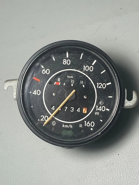 VW KÄFER MODELLE Tacho 160 km/h 113957011D mit Tankanzeige gebraucht ...
