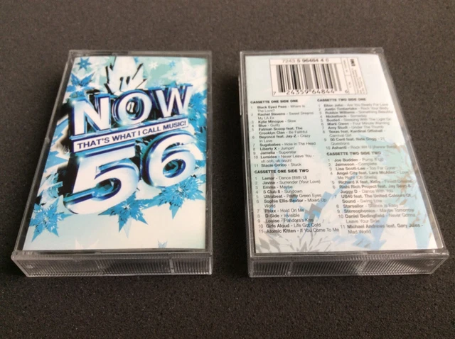 NOW THATS WHAT I Call Music 56 Double Cassette Tapes. Original Now 56 ...