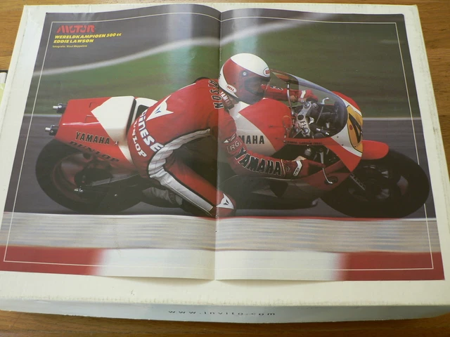 A210-EDDIE LAWSON 500 Cc Champion Yamaha Moto Gp 1985 Poster Dunlop ...