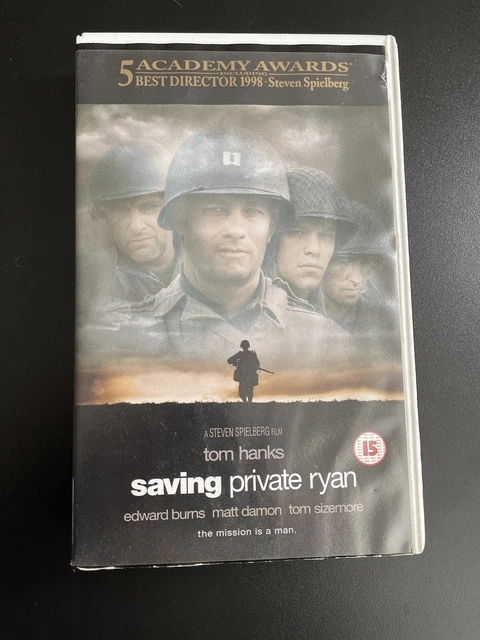 SAVING PRIVATE RYAN (VHS) 1998 Big Box Tom Hanks, Matt Damon Epic War ...