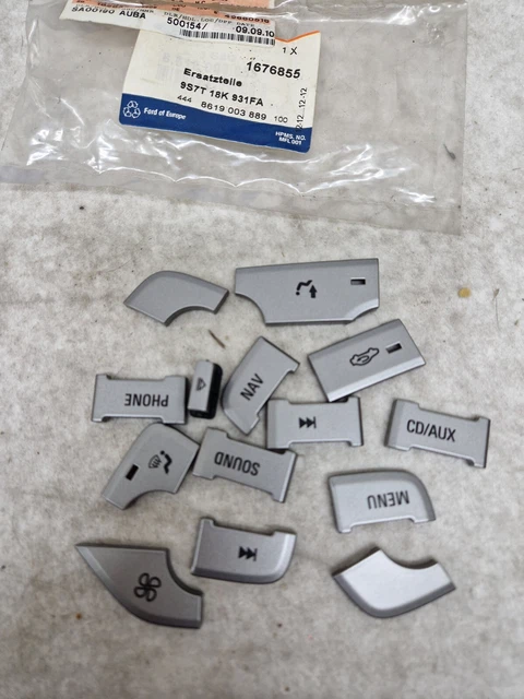 ORIGINAL FORD OE Tasten Knöpfe Radio Buttons 1676855 9s7t18k931fa Kuga ...