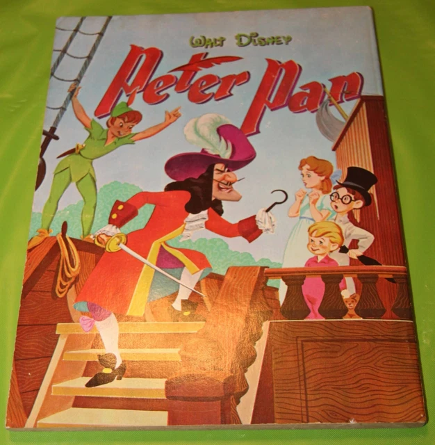 RARE VINTAGE WALT Disney Presents Peter Pan Adult Coloring Book 1952 £ ...