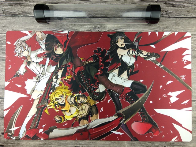 RWBY YGOMAT/VG CUSTOM Playmat TCG Anime girl CCG Mat Free High Quality ...