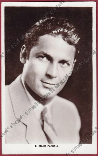 CHARLES FARRELL 13 ATTORE ACTOR CINEMA MUTO SILENT MOVIE Cartolina REAL ...