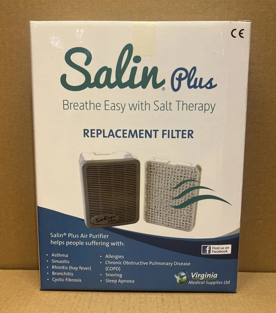 SALIN PLUS SALT Therapy Air Purifier Replacement Filter - Free Postage ...