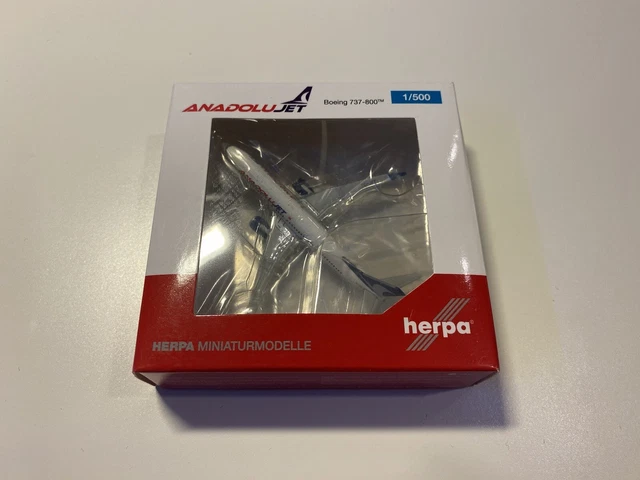 HERPA WINGS 1:500 Anadolu Jet Boeing 737-800 535113 TC-JFT EUR 45,00 - PicClick FR