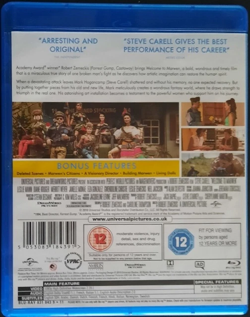 WELCOME TO MARWEN - Steve Carell, Falk Hentschel - Region B Blu Ray EUR ...