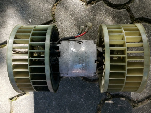 MERCEDES W124 DOUBLE fan interior cabin blower with air con BOSCH CE TE ...