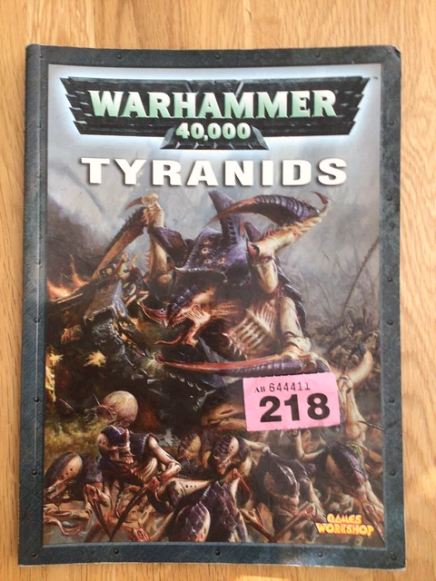 WARHAMMER 40K TYRANIDS Codex 4Th Ed Army Armies Rule Book Games ...