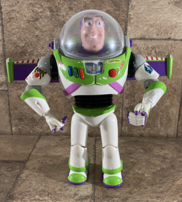 DISNEY PIXAR POWER Up Buzz Lightyear Talking Action Figure Lights 12 ...