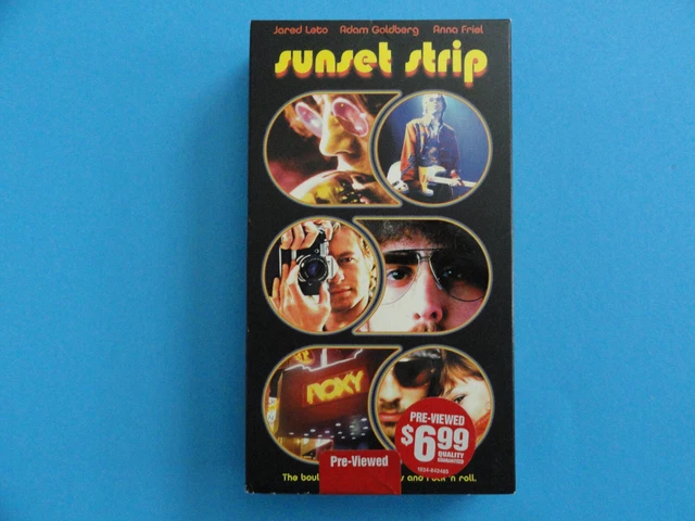 SUNSET STRIP (BLOCKBUSTER Video Vhs, 2000) Jared Leto £5.38 - PicClick UK