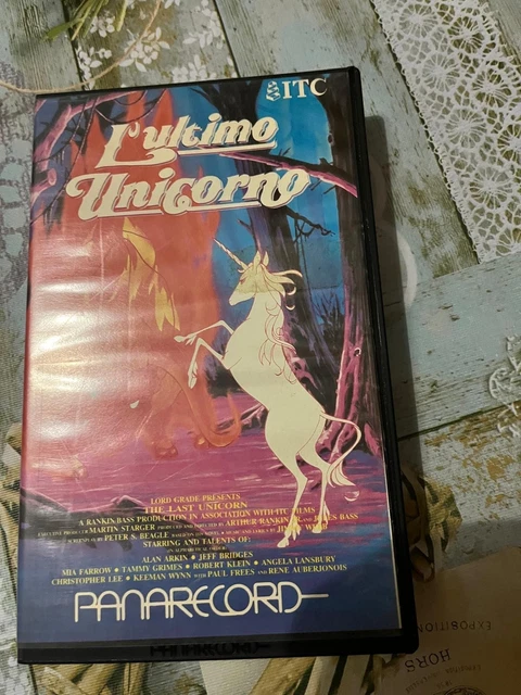 L'ULTIMO UNICORNO # Introvabile Vhs Edizione Panarecord - Itc # EUR 100 ...