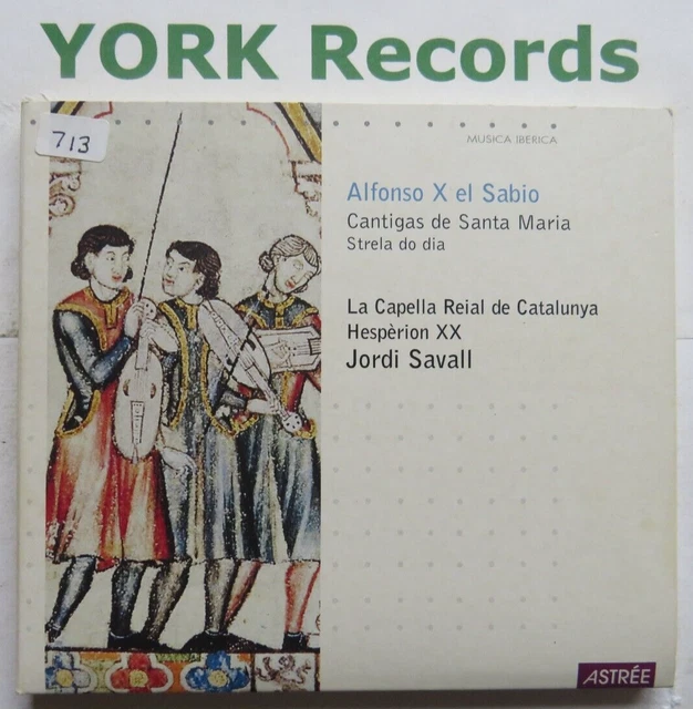 ALFONSO X EL SABIO - Cantigas de Santa Maria JORDI SAVALL - Ex Con CD ...