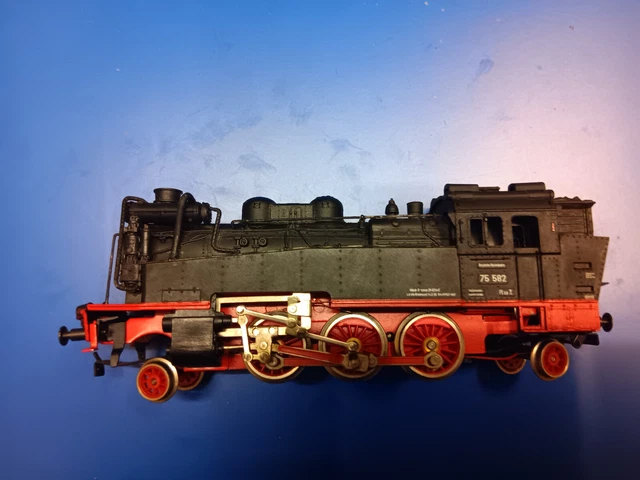 PIKO / GÜTZOLD H0 (DC) Dampflok Tenderlok BR 75 582 DR ohne OVP Video anschauen EUR 49,99 ...