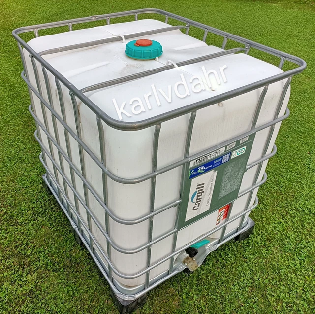 1000L IBC CONTAINER Wasserspeicher Wassertank Regenwassertank ...