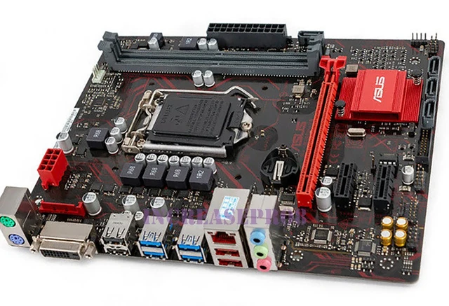 ASUS EX-B150M-V3 MOTHERBOARD Socket LGA1151 Intel B150 DDR4 USB3.0 M ...