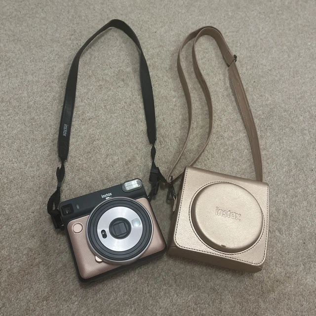 FUJIFILM INSTAX SQ6 Instant Film Camera Rose Gold Carry Case ...
