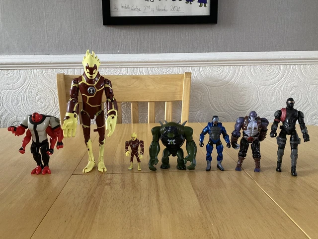 RARE FOURARMS BEN 10 Alien Plus 3 Ben 10 Figures & 3 Action Figures ...