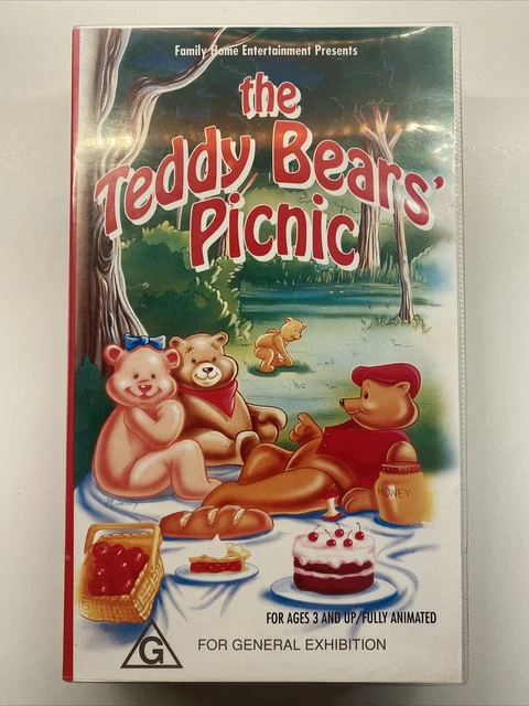 VINTAGE THE TEDDY Bears' Picnic VHS VIDEO TAPE (Kids / Animated ...