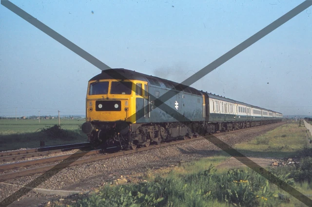 RAILWAY LOCOMOTIVE 35MM Slide – Class 47 416 On Passenger Train 1970’S ...